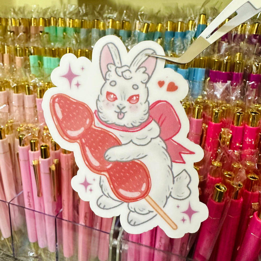 Tanghulu Bunny Sticker – Golden Heart Stationery